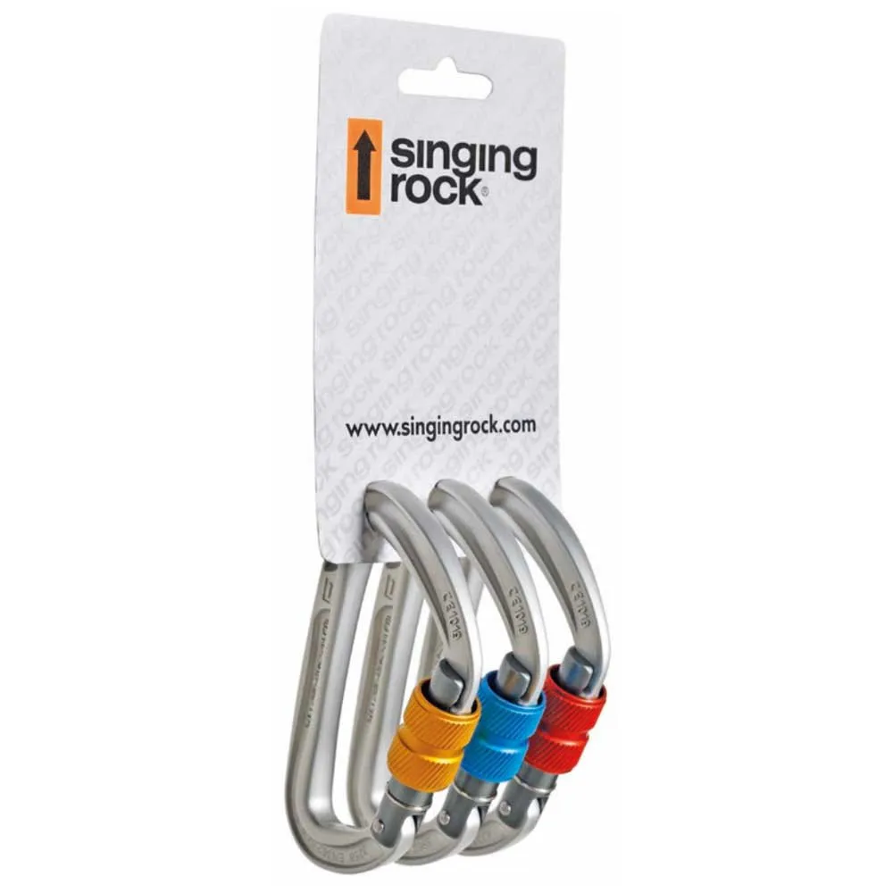 Singing rock Colt Snap Hook 3 Units Grey | Trekkinn