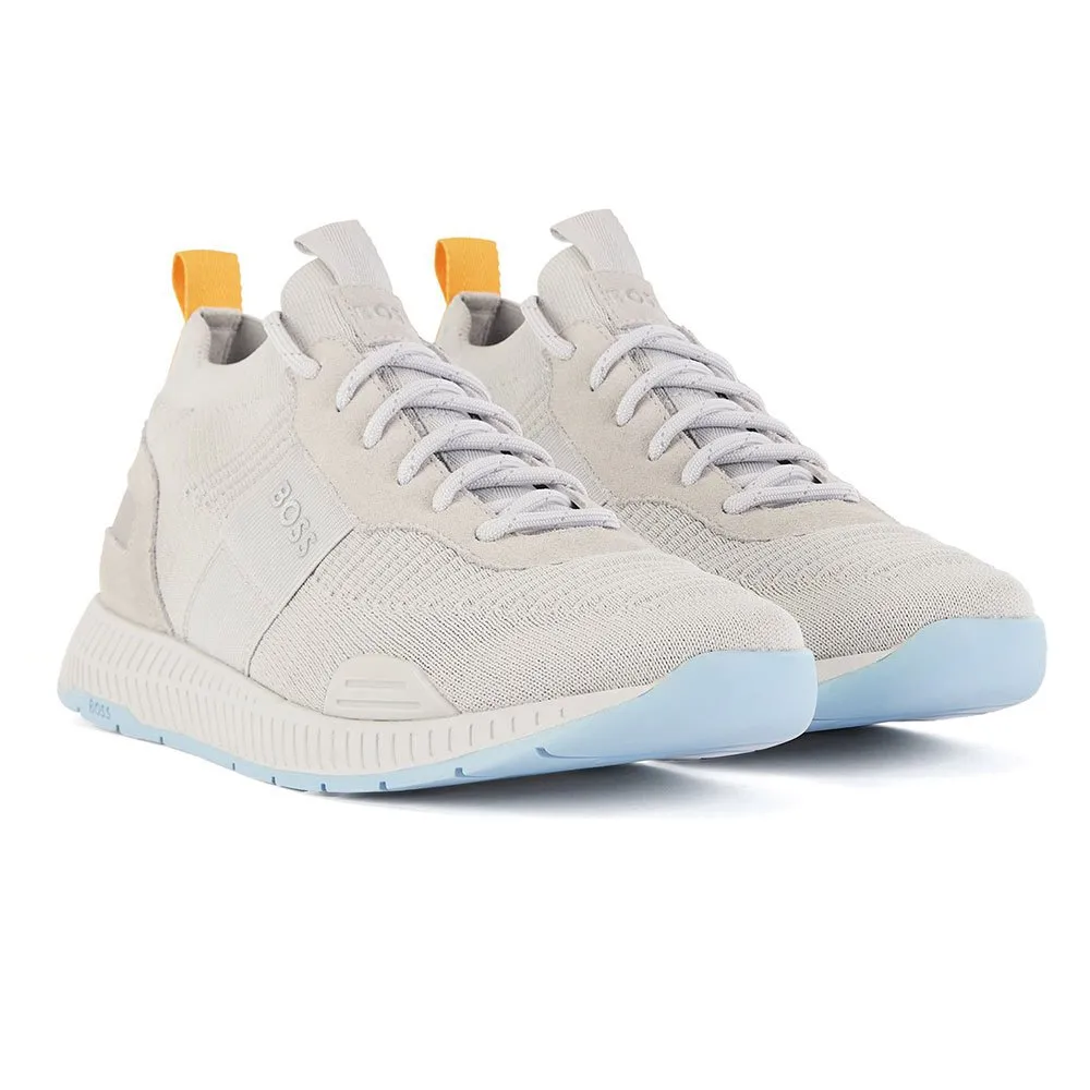 BOSS Titanium Trainers Grey | Dressinn