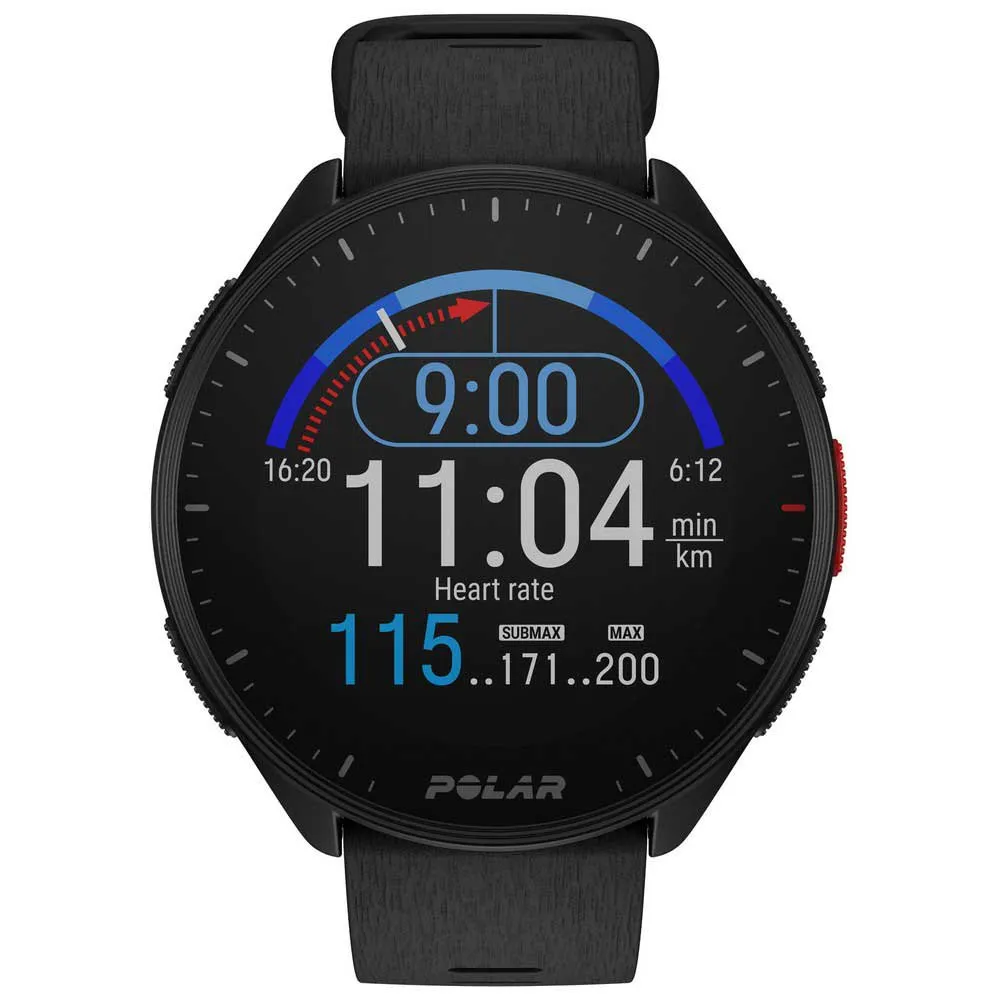 Polar Pacer watch, Black | Bikeinn