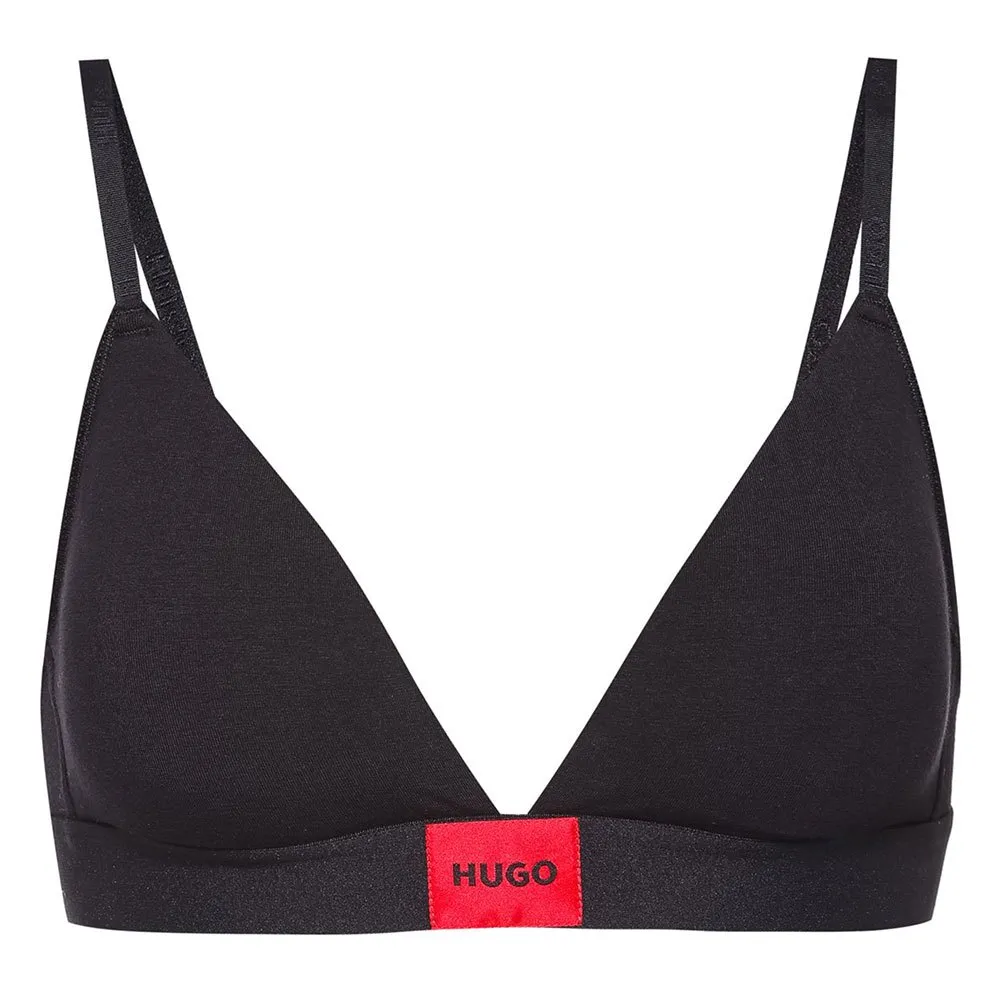 HUGO Triangle Red Label Bra Black | Dressinn