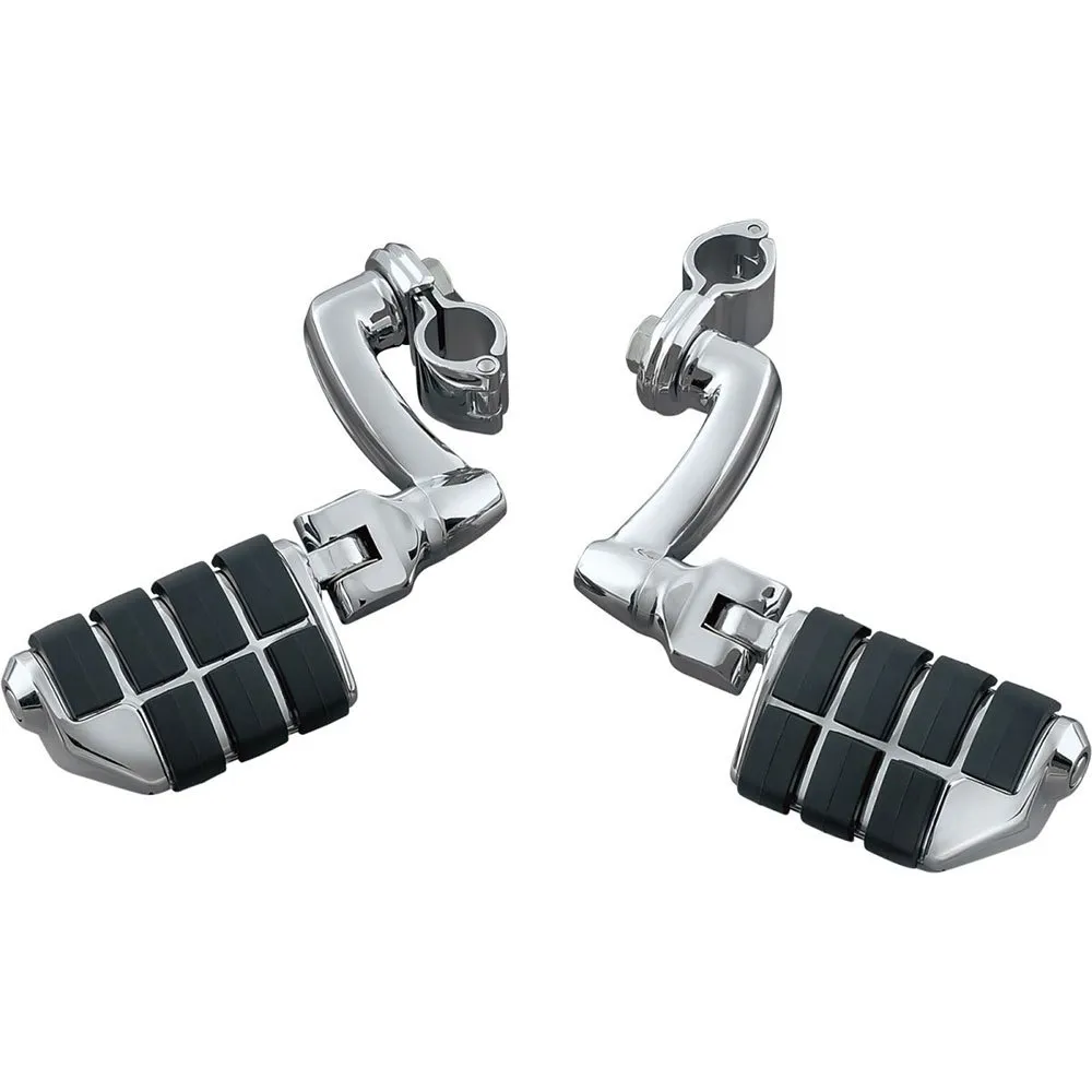 Kuryakyn Highway Dually 7980 Footpegs Silver | Motardinn