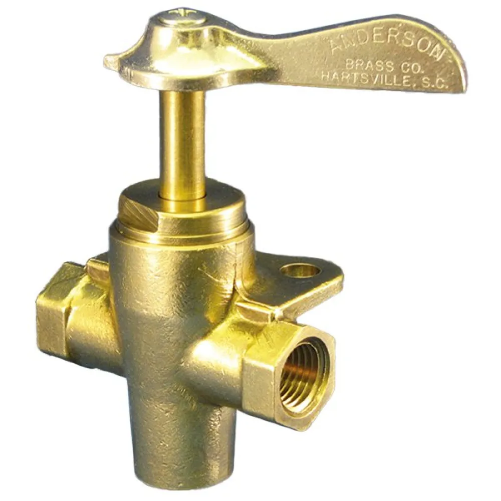 Moeller Brass 3 Way Valve Golden | Waveinn