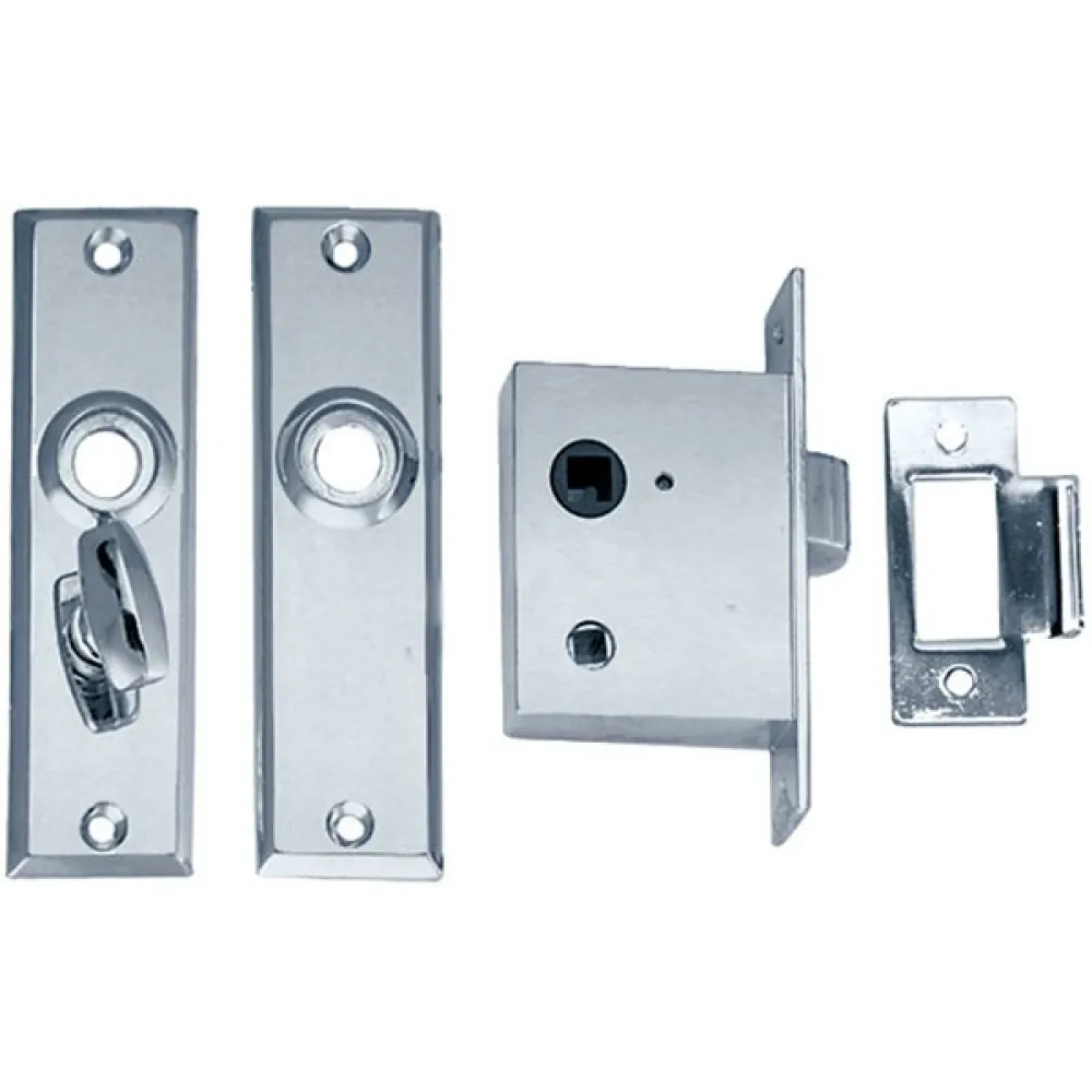 Perko Door Latch Set Silver | Waveinn