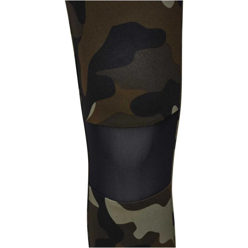 Urban classics Camo Tech Mesh Leggings Green | Dressinn