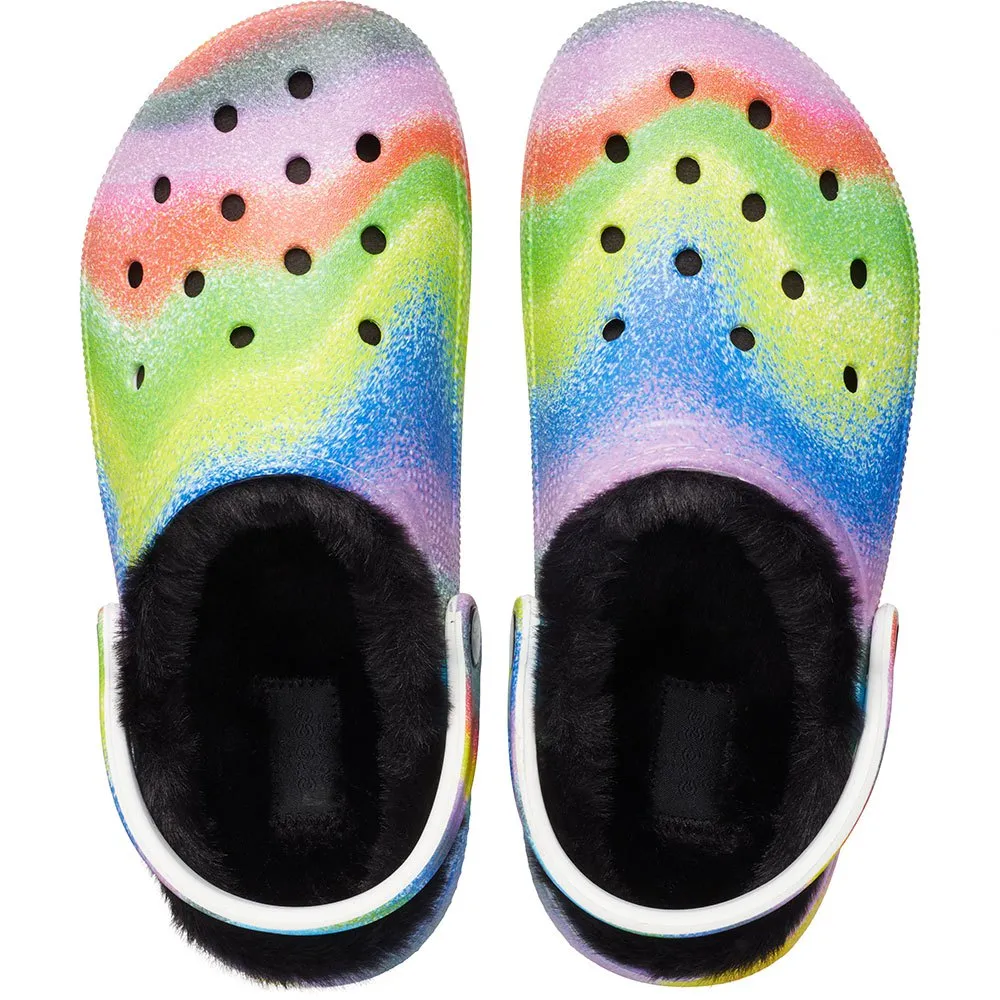 Crocs Classic Lined Spray Dye Clogs Multicolor | Dressinn
