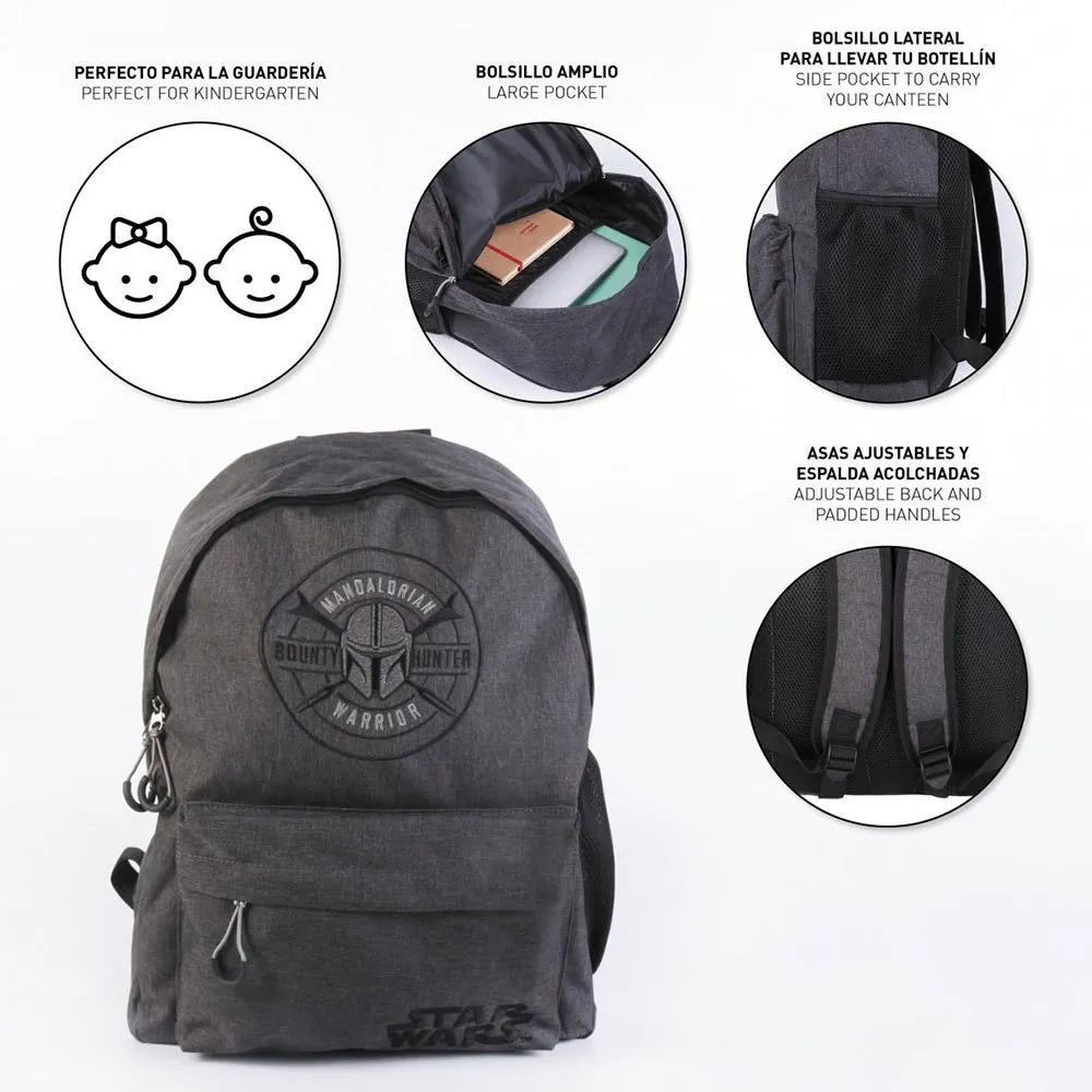 Cerda group The Mandalorian Backpack Grey | Kidinn