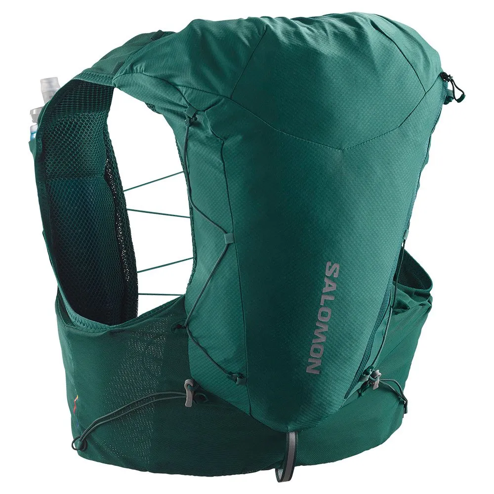 Salomon Adv Skin 12 With Flasks Hydration Vest Green | Trekkinn