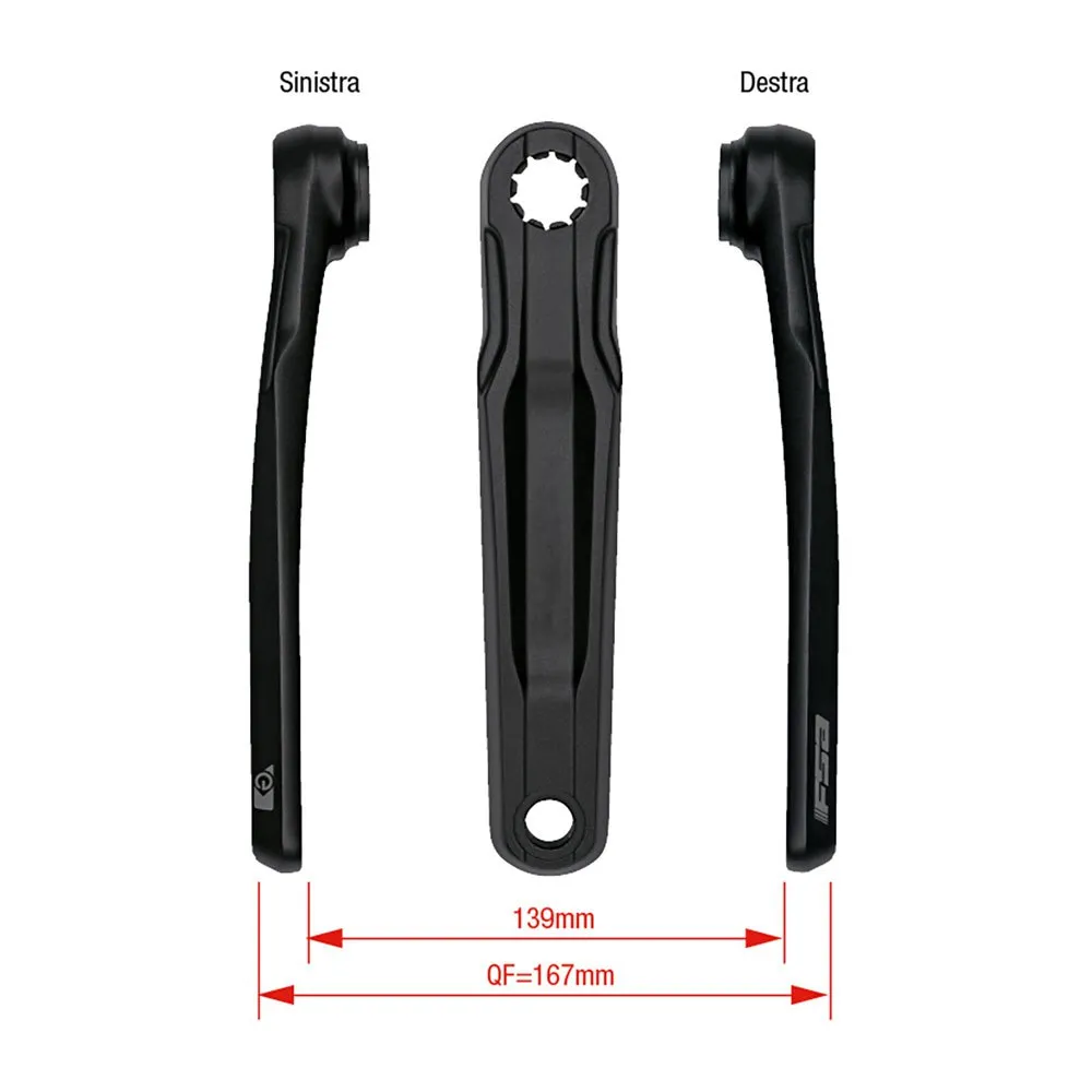 FSA Bosch Gen4/Yamaha PWX CK-762 Crank, Silver | Bikeinn