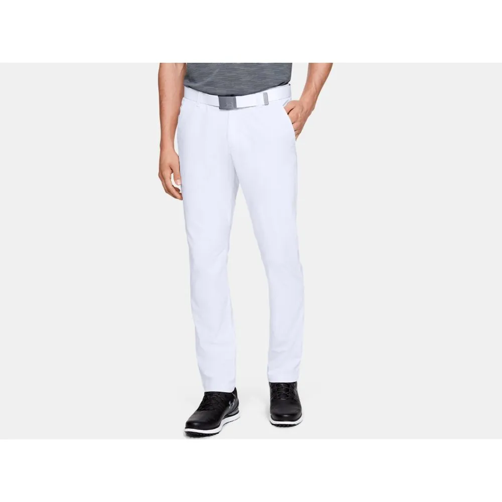 Under armour Pantalon Microthread Tapered Blanc | Runnerinn