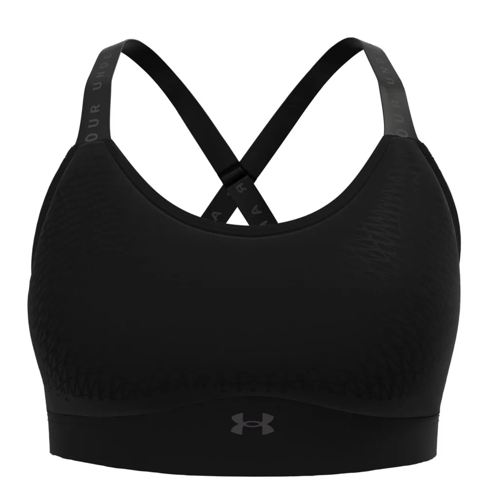 Under armour Infinity Mid Covered Sports Bra Black | Traininn