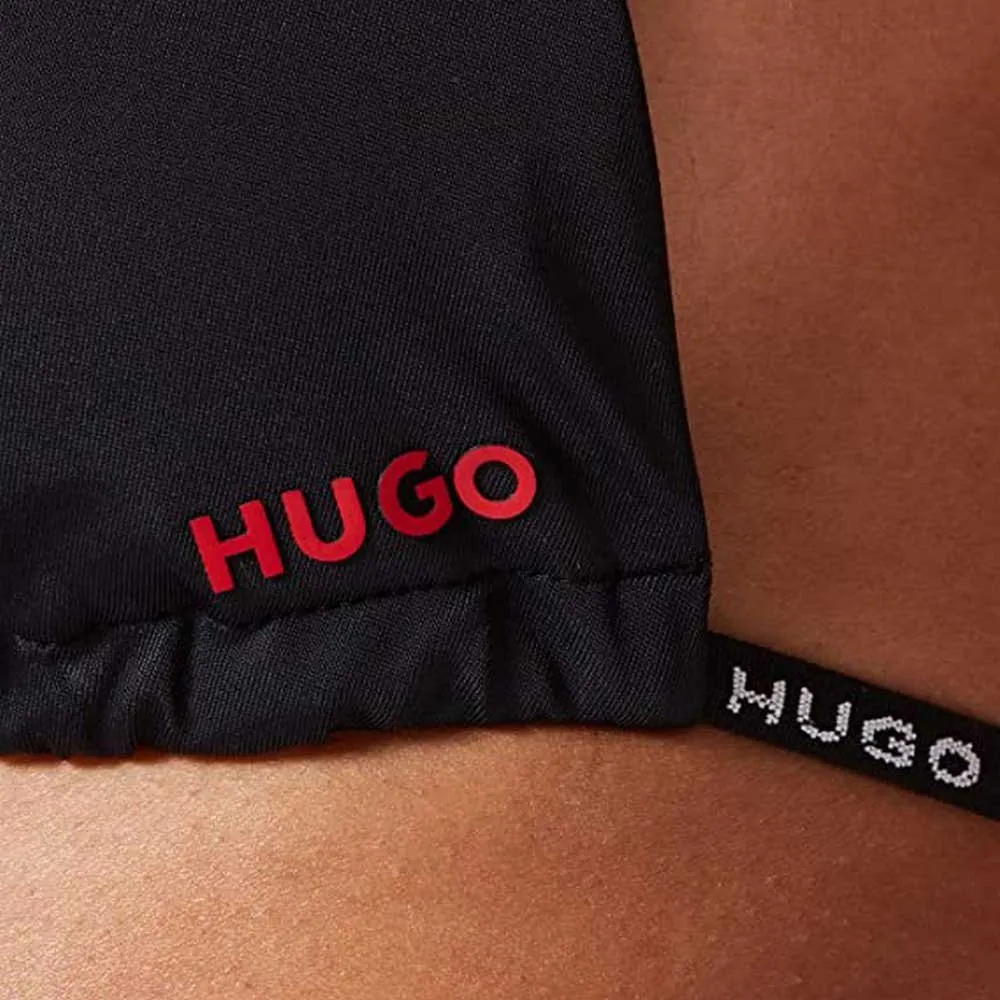 HUGO Triangle Pure Góra Bikini Czarny | Dressinn
