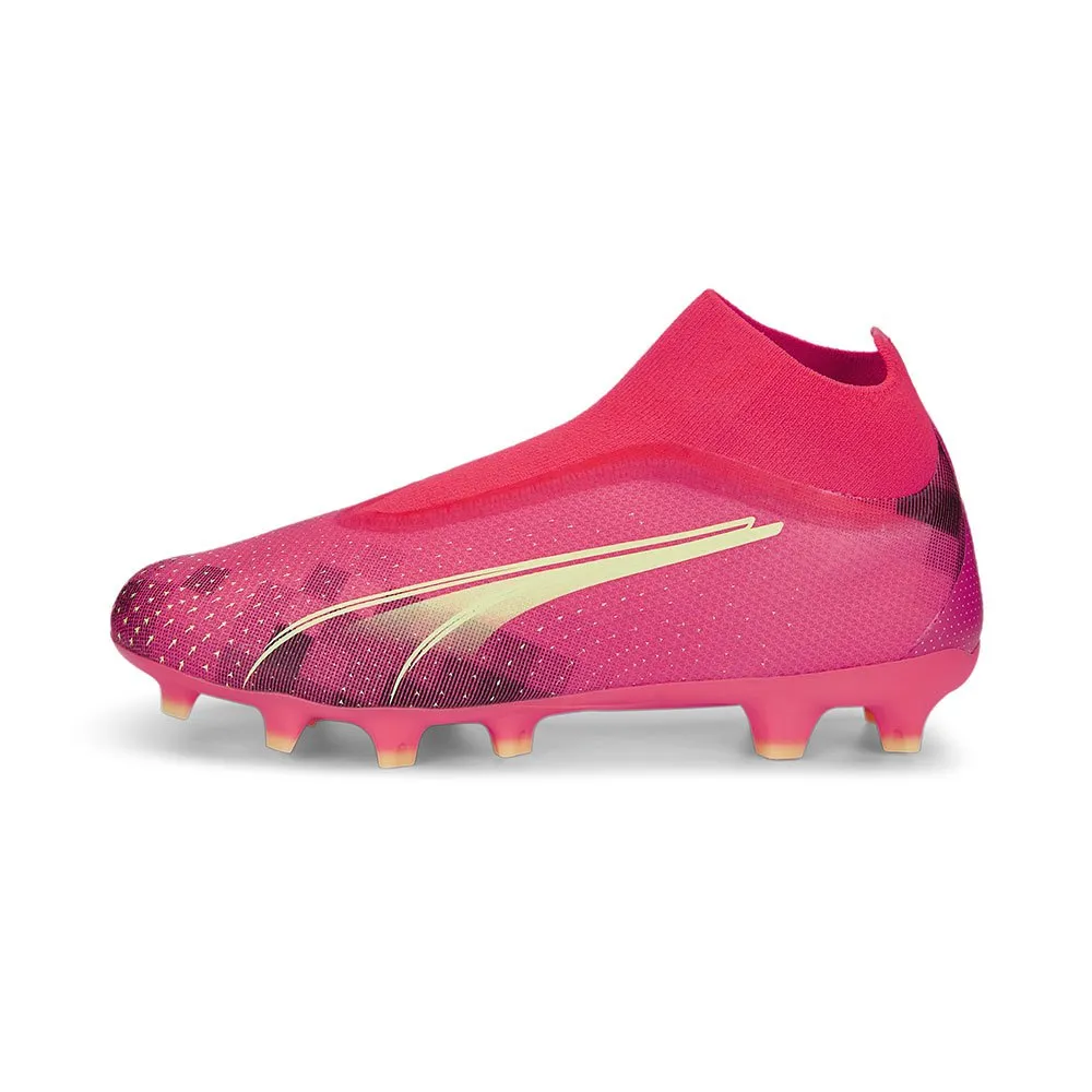 Puma Botas Futbol Ultra Match+ Ll FG/AG Rosa | Goalinn