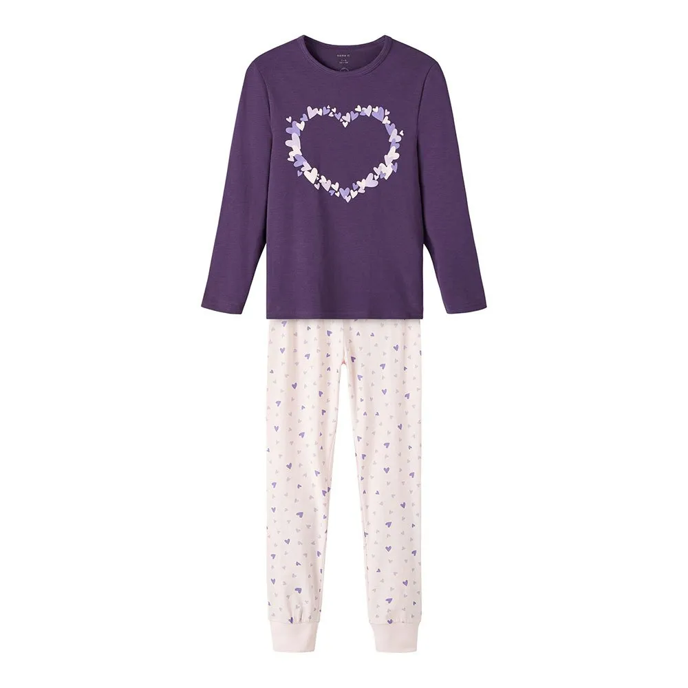 Name it Purple Heart Pyjama Blue | Dressinn