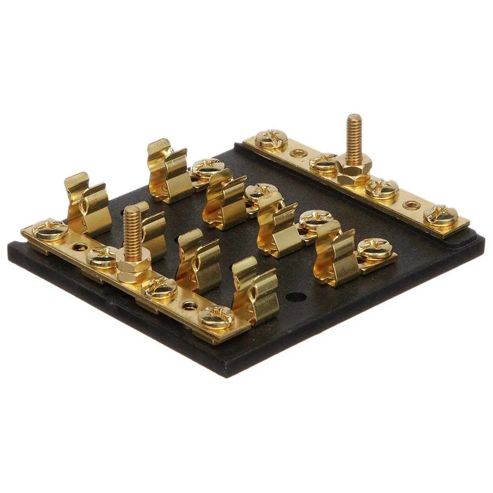 Seachoice 4 Gang Fuse And Terminal Block Golden | Waveinn