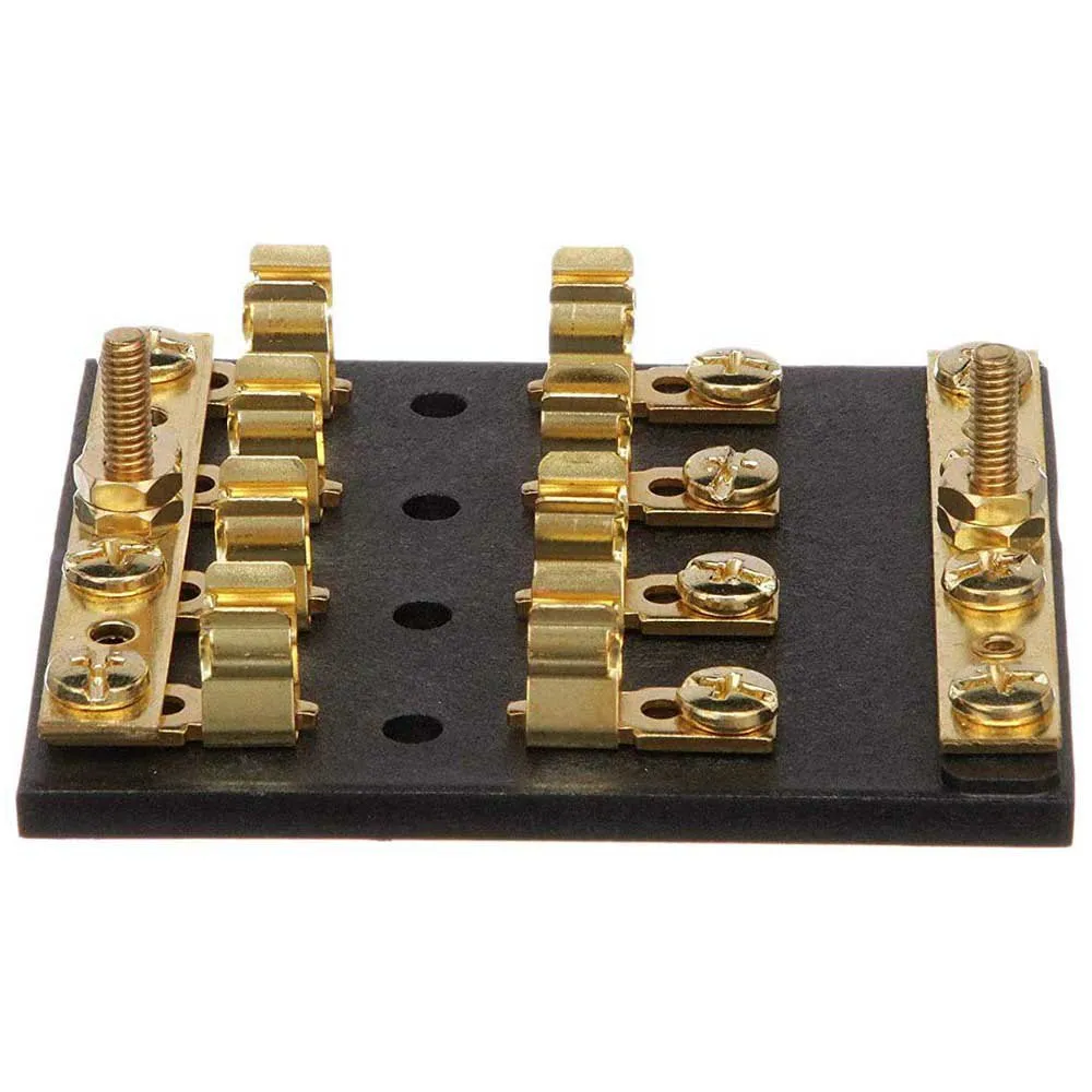 Seachoice 4 Gang Fuse And Terminal Block Golden | Waveinn