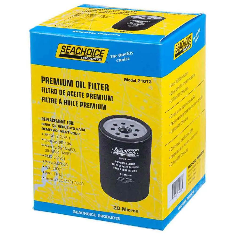Seachoice GM Chevy Long Oil Filter Black | Waveinn