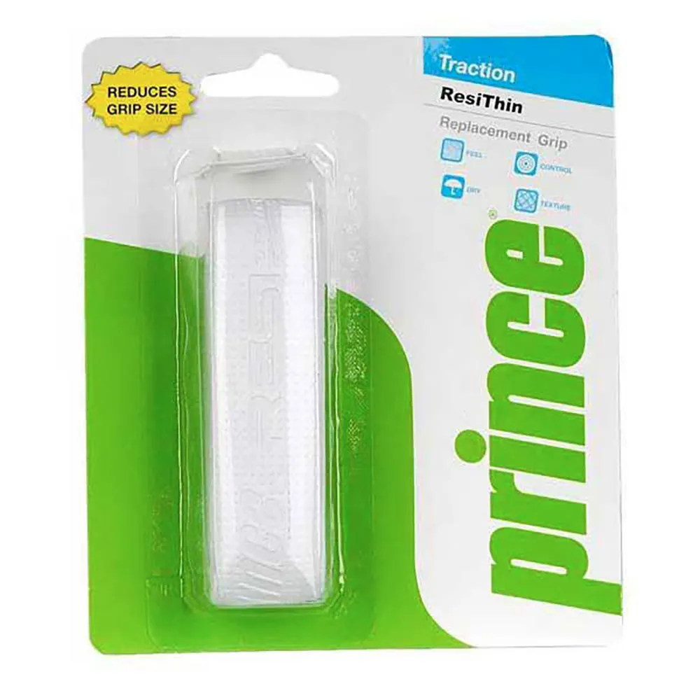 Prince Grip Tennis Resi Thin Blanc | Smashinn