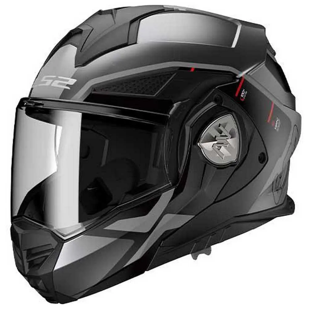 LS2 FF901 Advant X Metryk modular helmet Black | Motardinn