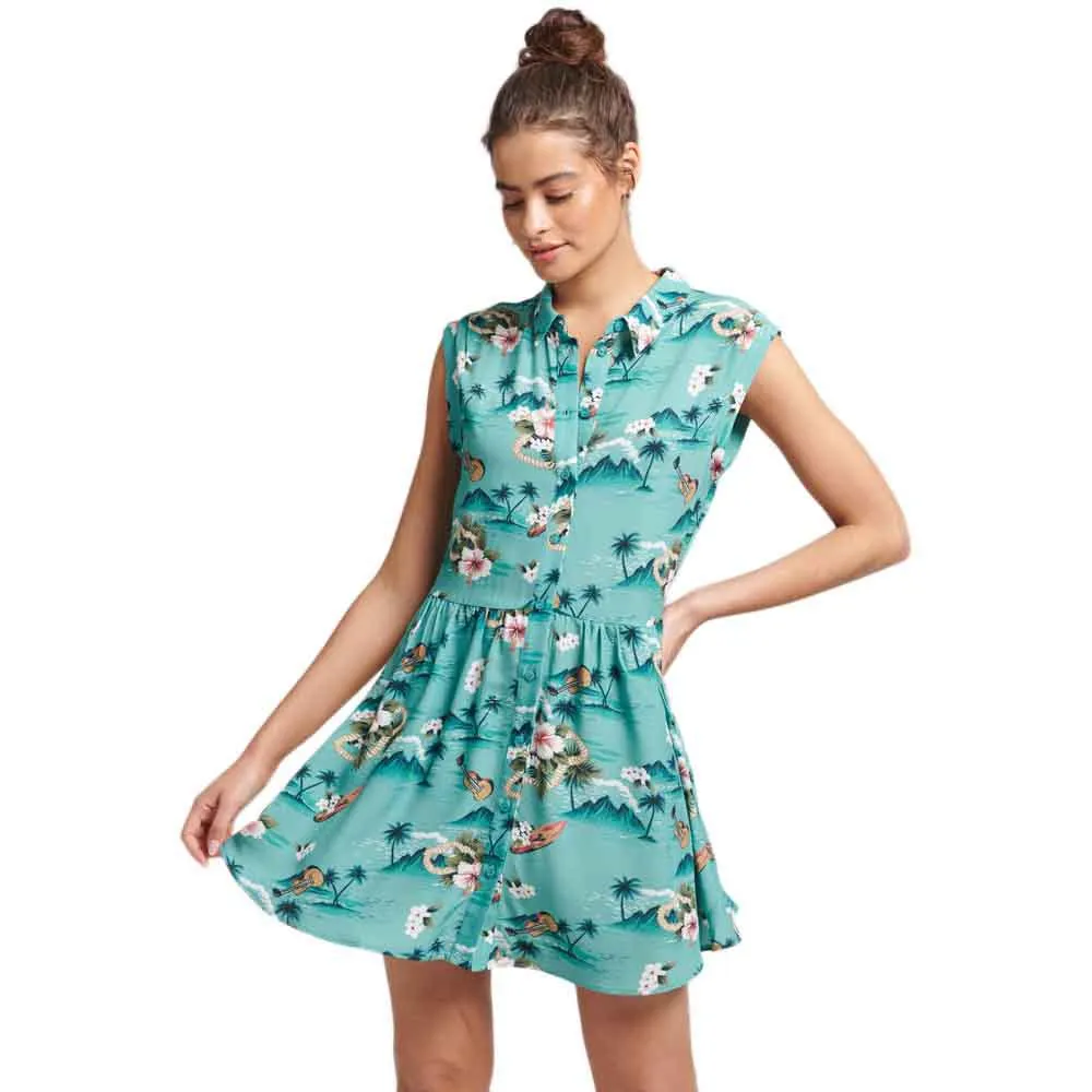 Superdry Vestido Vintage Shirt Azul | Dressinn