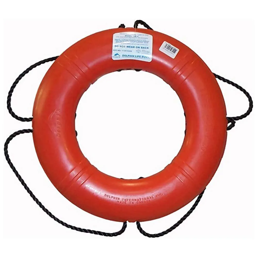 Dock edge Life Ring Buoy 20´ Red | Waveinn