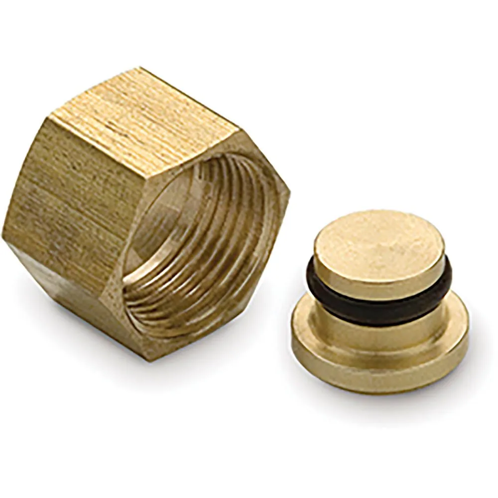 Seastar solutions 3/8 Tube Cap Plug Nut Golden | Waveinn