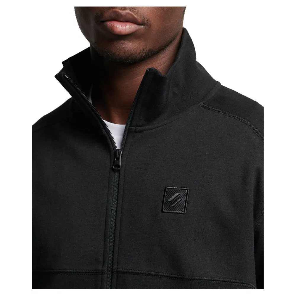 Superdry Code Tech Track Top Sweatshirt Black | Dressinn