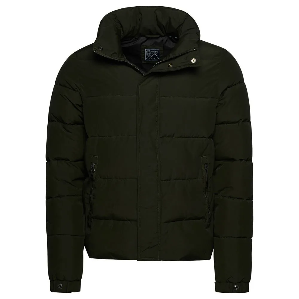Superdry Vintage Retro Puffer jacket Green | Dressinn