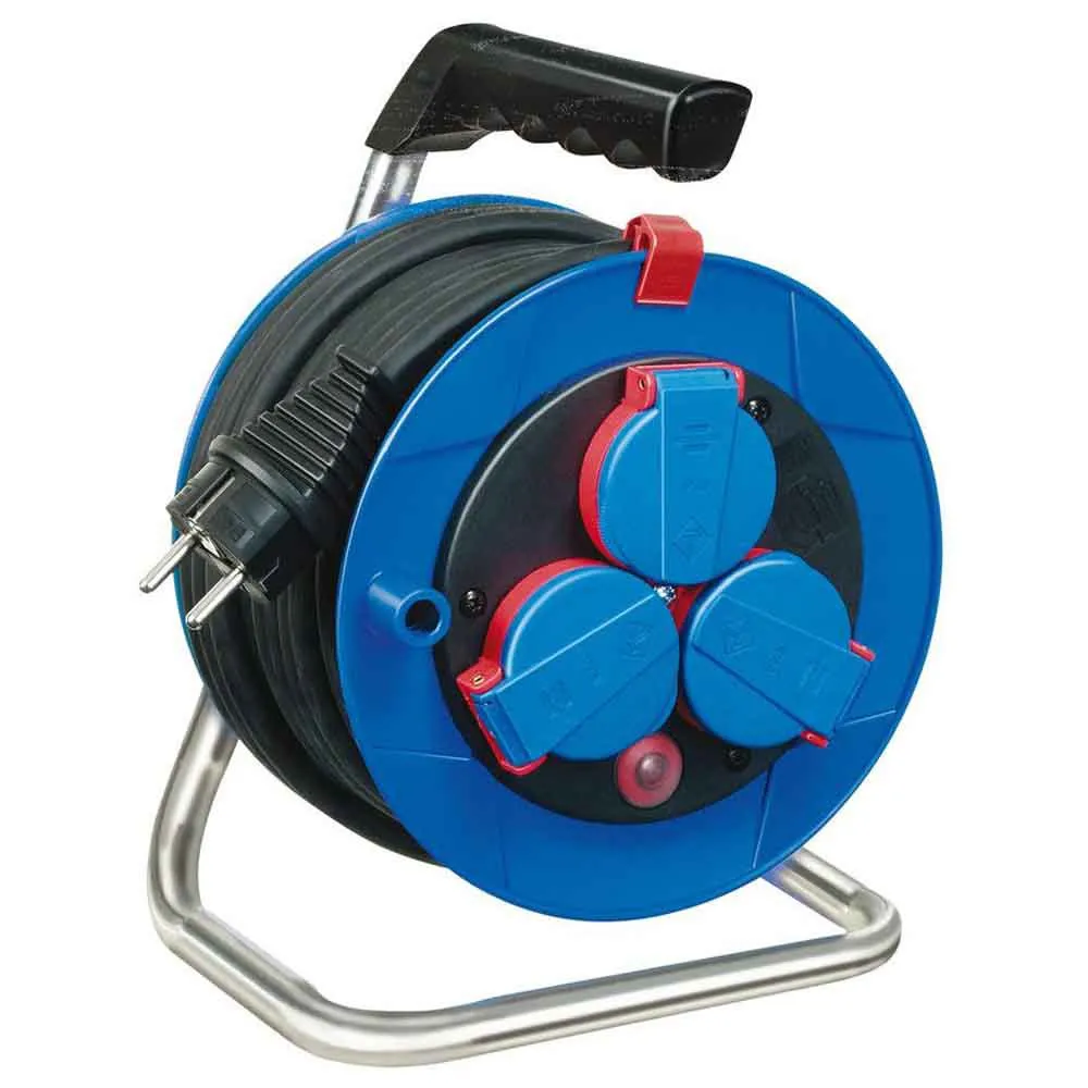 Brennenstuhl 1072240007 15 m Industrial Cable Reel 3 Outlets| Techinn