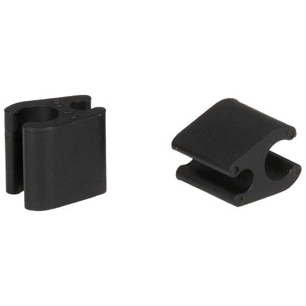 Elvedes Cable Guide Clips 50 Units, Black | Bikeinn