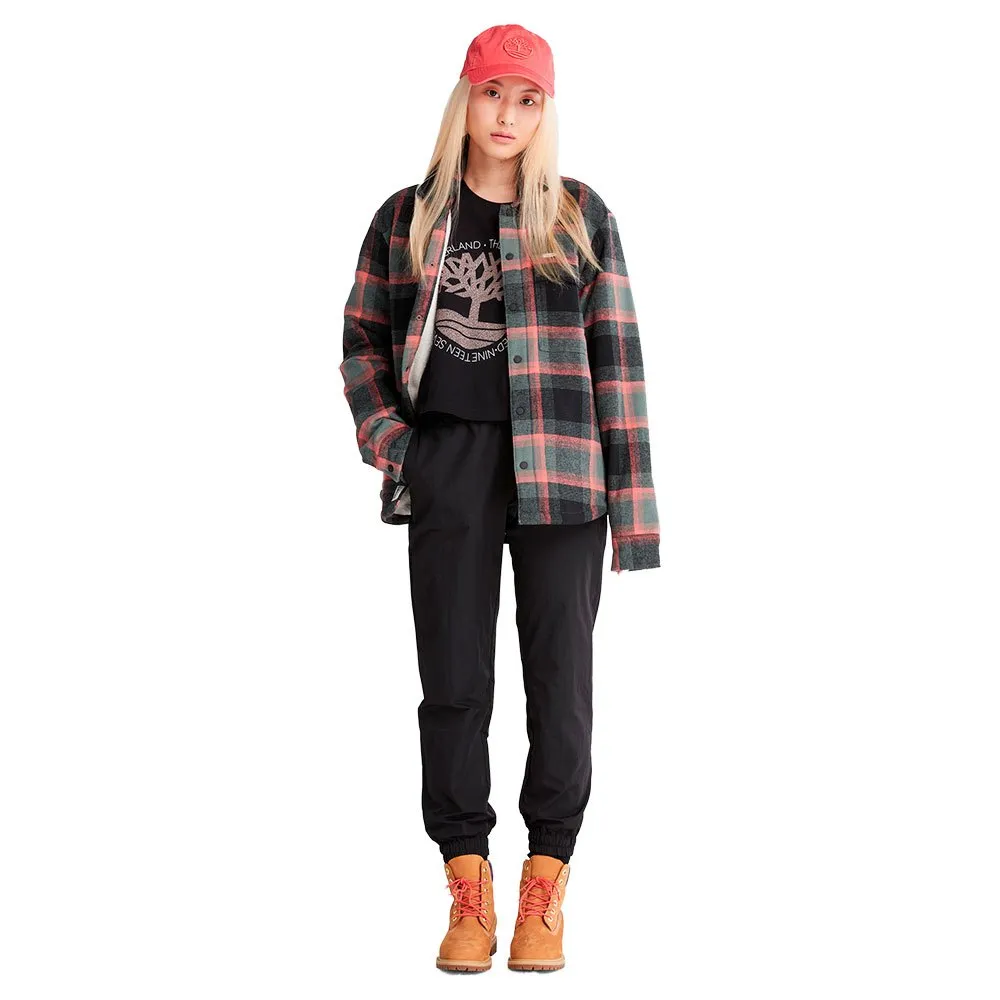 Timberland Cropped Logo T-Shirt Black | Dressinn