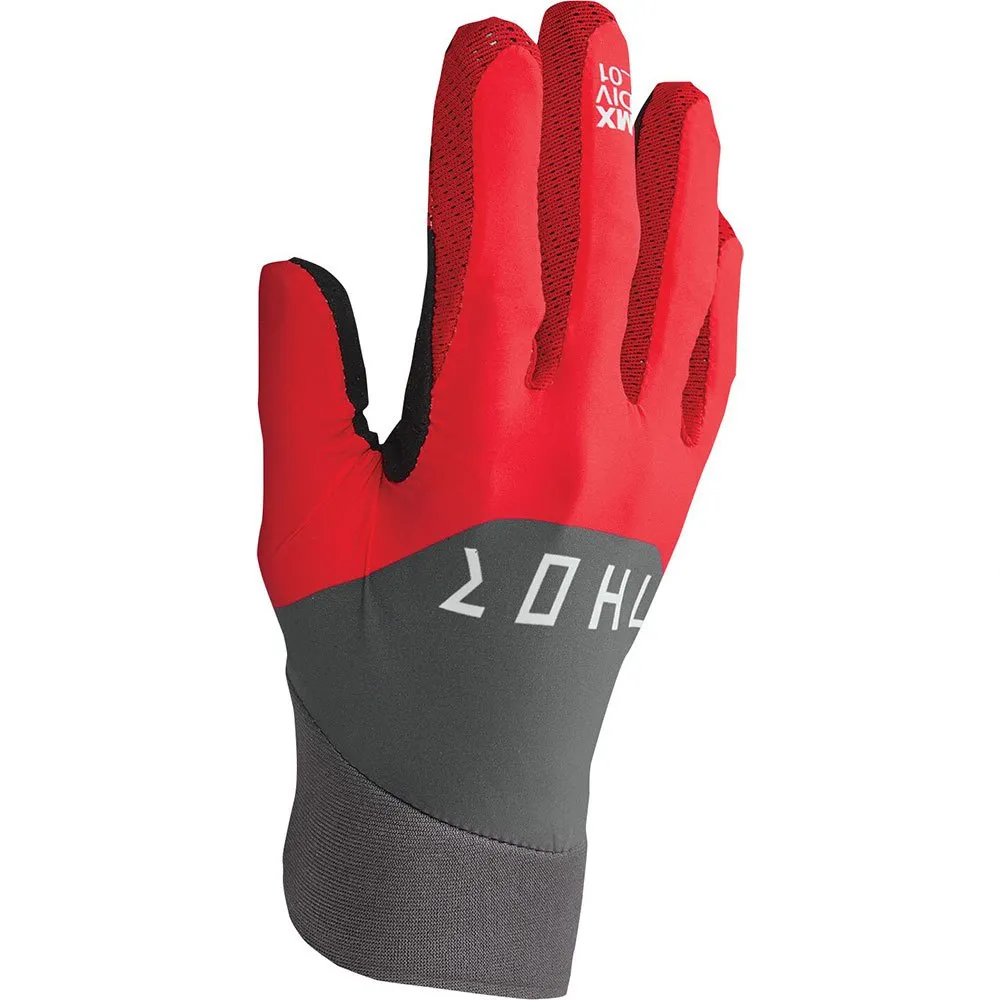 Thor Agile Rival Gloves Red | Motardinn