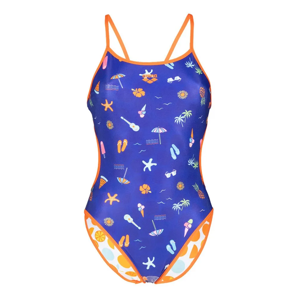 Arena Challenge Back Reversible Swimsuit Multicolor | Swiminn