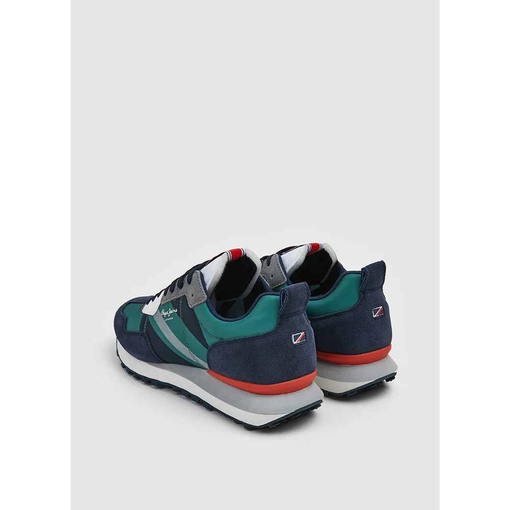 Pepe jeans Foster Flag Trainers Blue | Dressinn