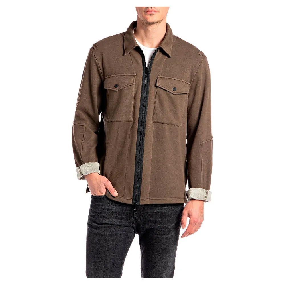Replay M4094 .000.23351G Shirt Brown | Dressinn