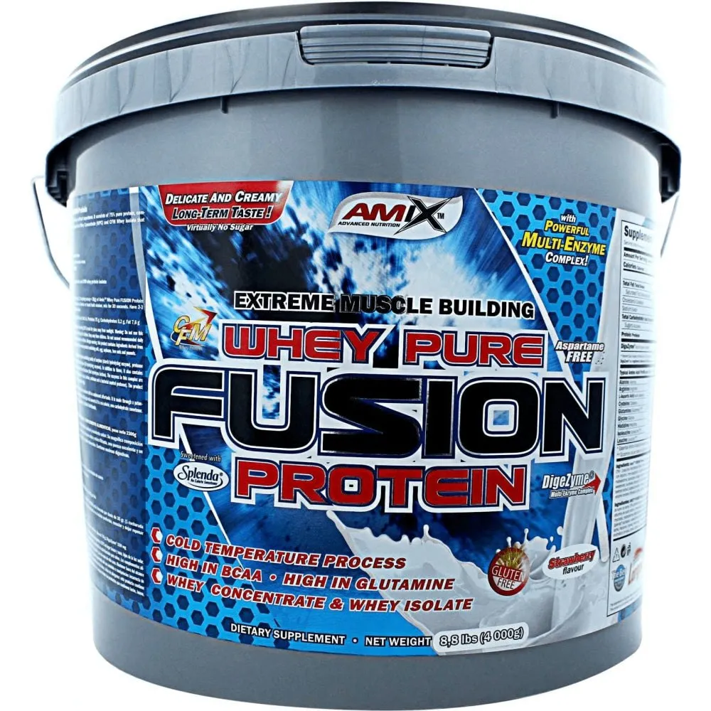 Amix Fusion isolate whey protein chocolate 4000g, Clear | Bikeinn