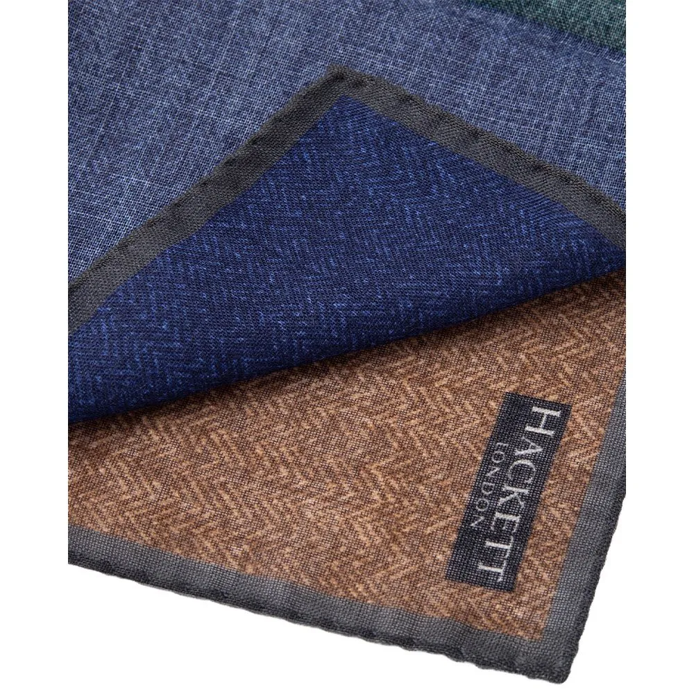 Hackett Patchwork Scarf Brown | Dressinn