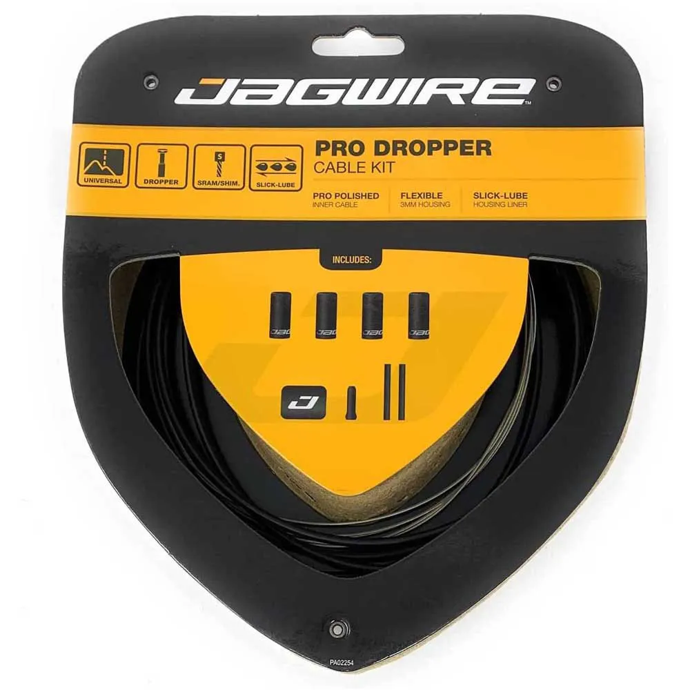 Jagwire Kit Cable Funda Tija Telescópica Pro, Plateado | Bikeinn