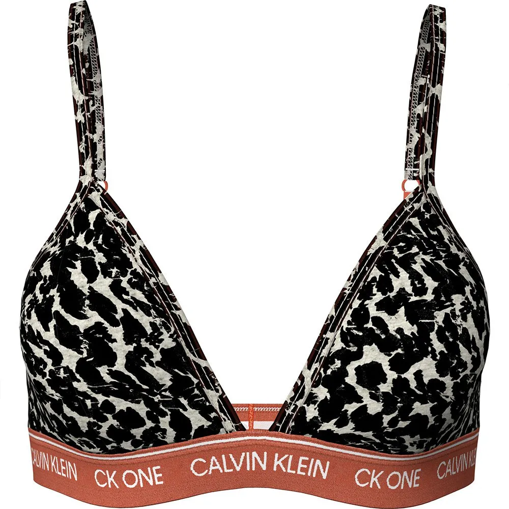 Calvin klein Triangle One Unlined Bra Orange | Dressinn