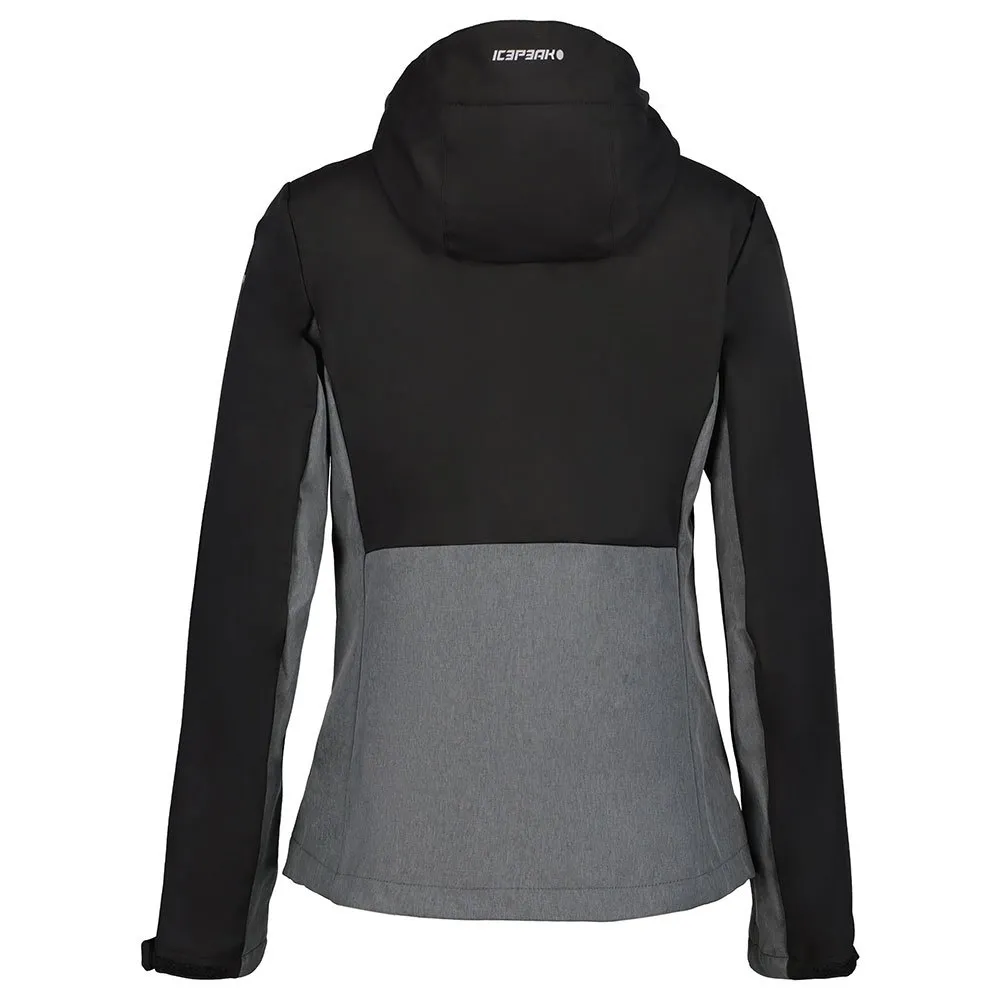 Icepeak Burnet I softshell jacket Black | Trekkinn