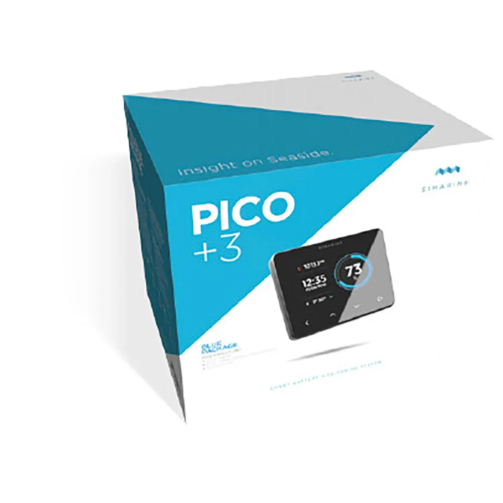 Simarine Pico Blue Standalone Battery Display Black | Waveinn