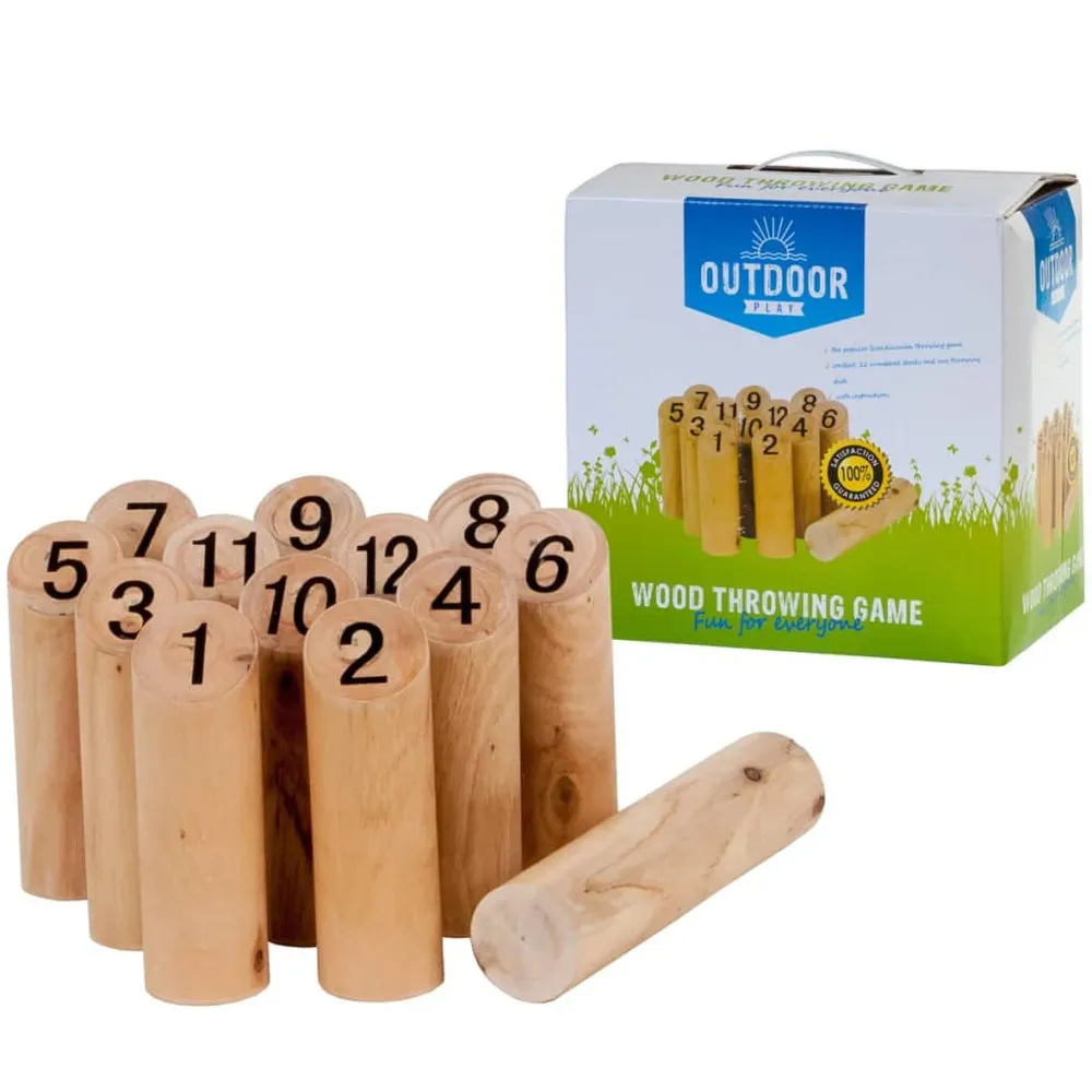 Outdoor play Numbers Kubb Wooden Outdoor Game Multicolor | Kidinn