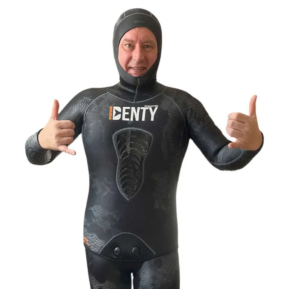 Denty Anaconda Wetsuit Jacket 7 mm Black | Diveinn