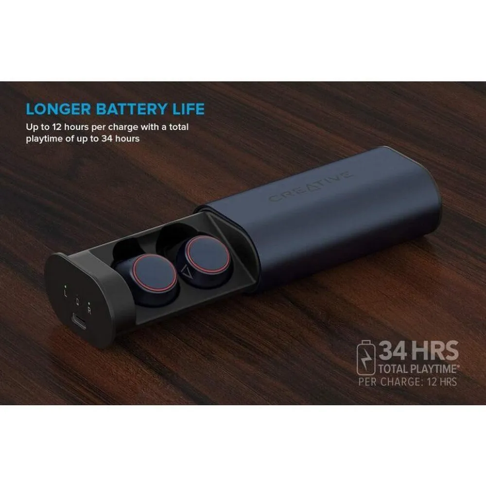 Creative Air V2 Wireless Earphones Black | Techinn