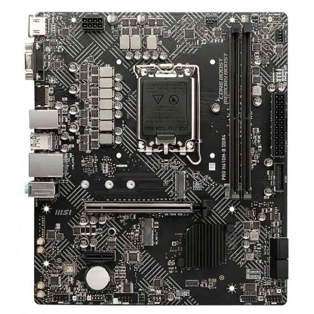 MSI PRO H610M-B Motherboard Black | Techinn