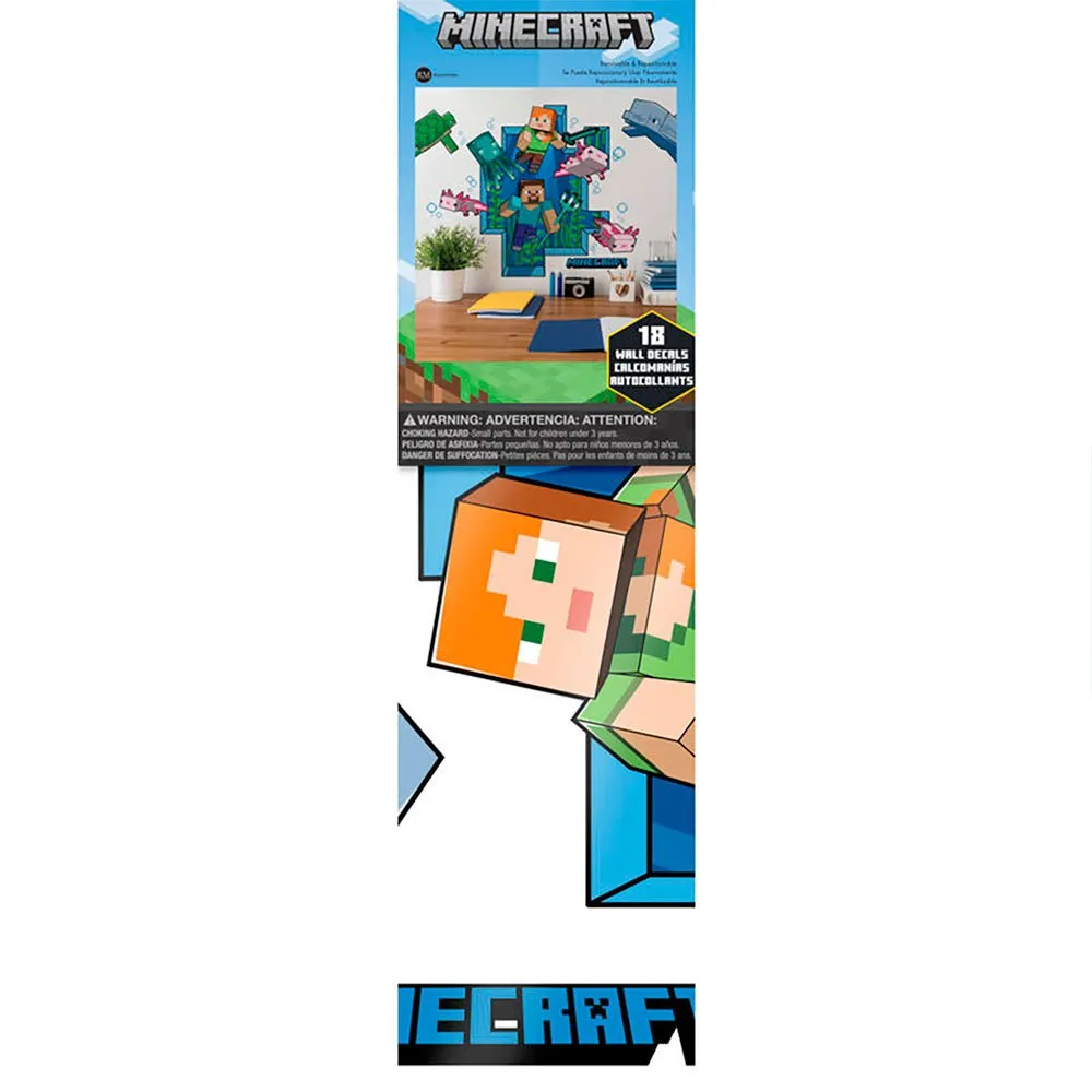 Roommates Vinilo Decorativo Minecraft Multicolor | Techinn