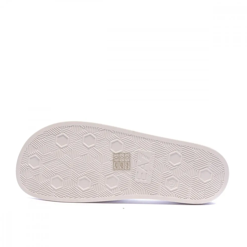 Emporio armani Sea World Slides White | Dressinn