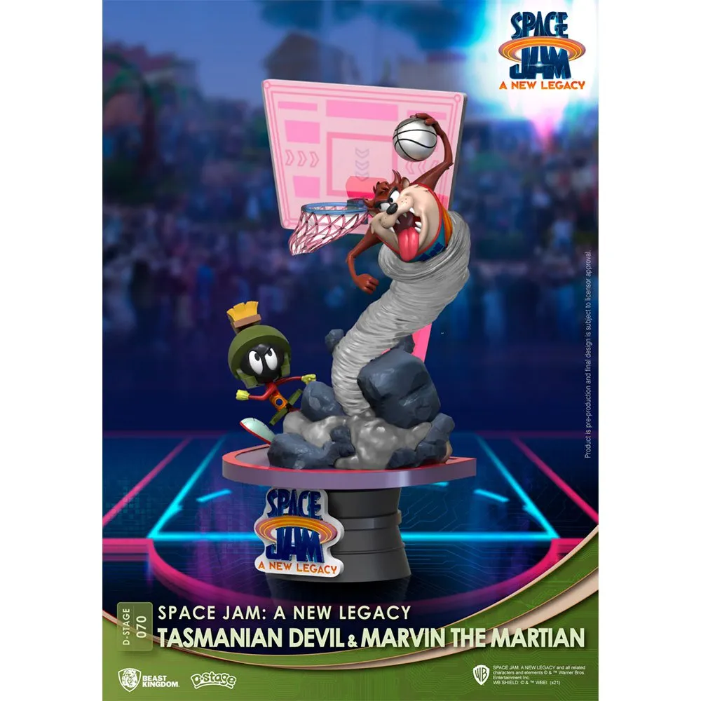 Beast kingdom Space Jam 2 Taz Y Marvin El Marciano Diorama Dstage ...
