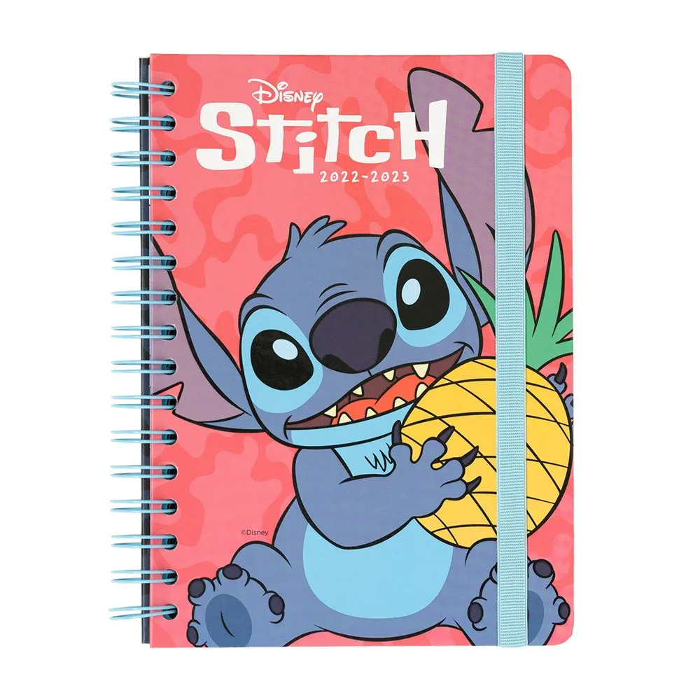 Disney Stitch 22/23 A5 Academic Diary Week To View 12 Months Diary| Kidinn