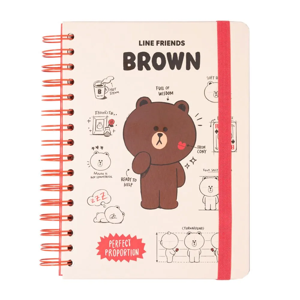 Grupo erik Hard Cover A5 Journal Line Friends Notebook | Kidinn