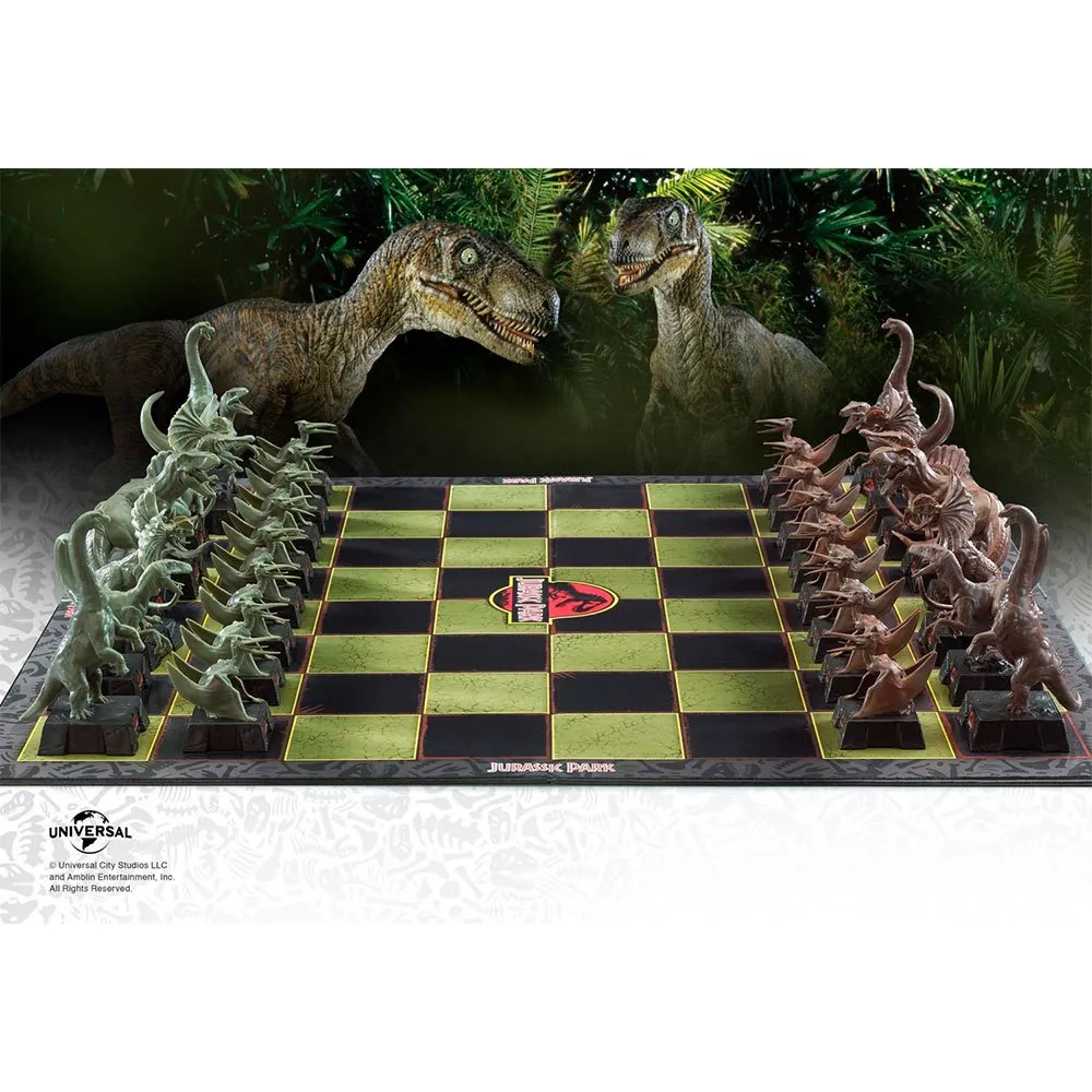 Jurassic world Juego De Ajedrez Jurassic Park Dorado | Kidinn